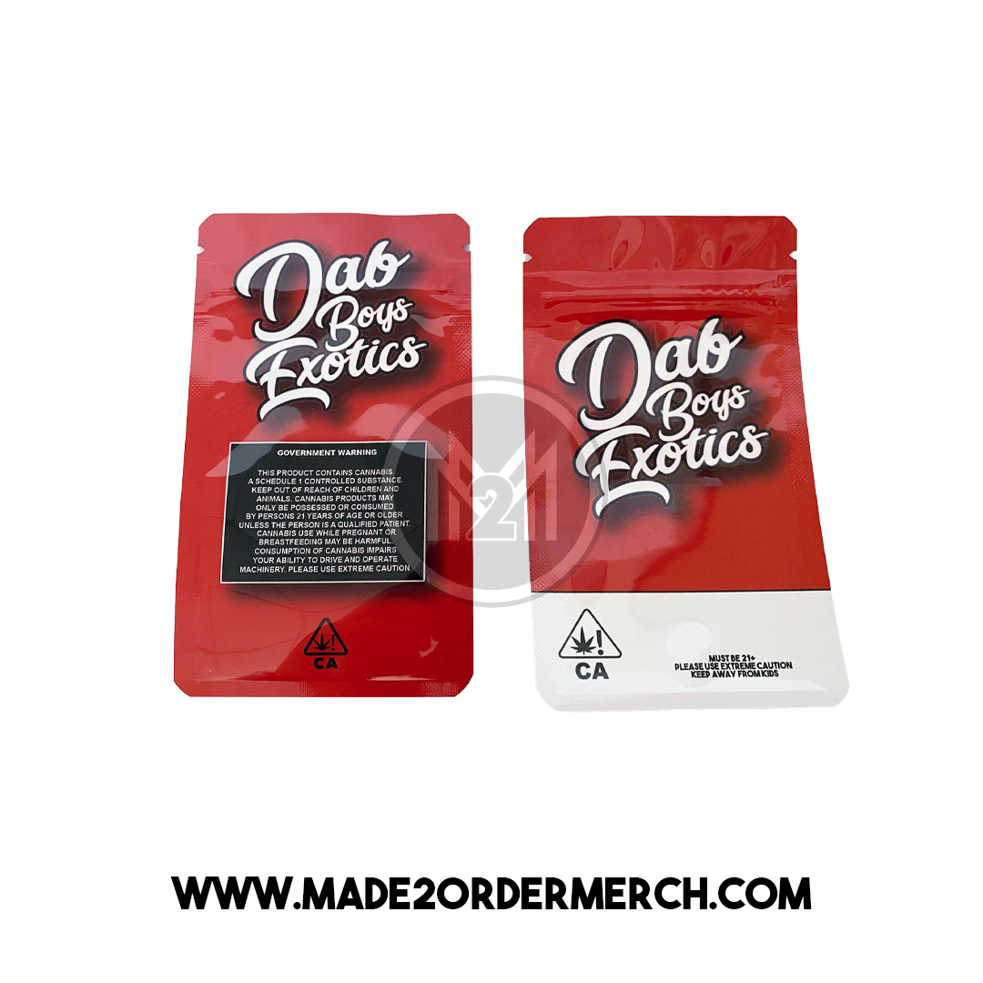 1g Mylar Bag: Custom Printed Mylar Bags – Made 2 Order Merch